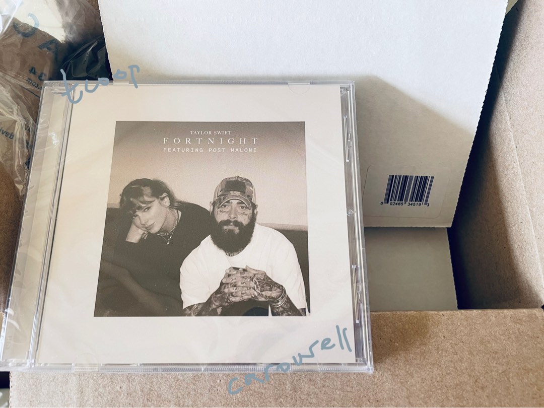 Taylor Swift Fortnight feat Post Malone CD Single - TTPD The Tortured ...