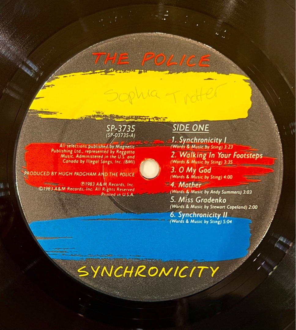 The Police “Synchronicity” (1983 US Press), Hobbies & Toys, Music ...