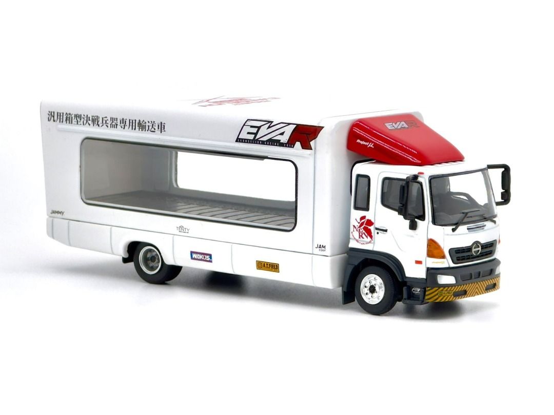 TINY 1/64 EVA 新世紀福音戰士 RT PRODUCTION MODEL-TEST TYPE 日野 HINO 500 貨車 ...