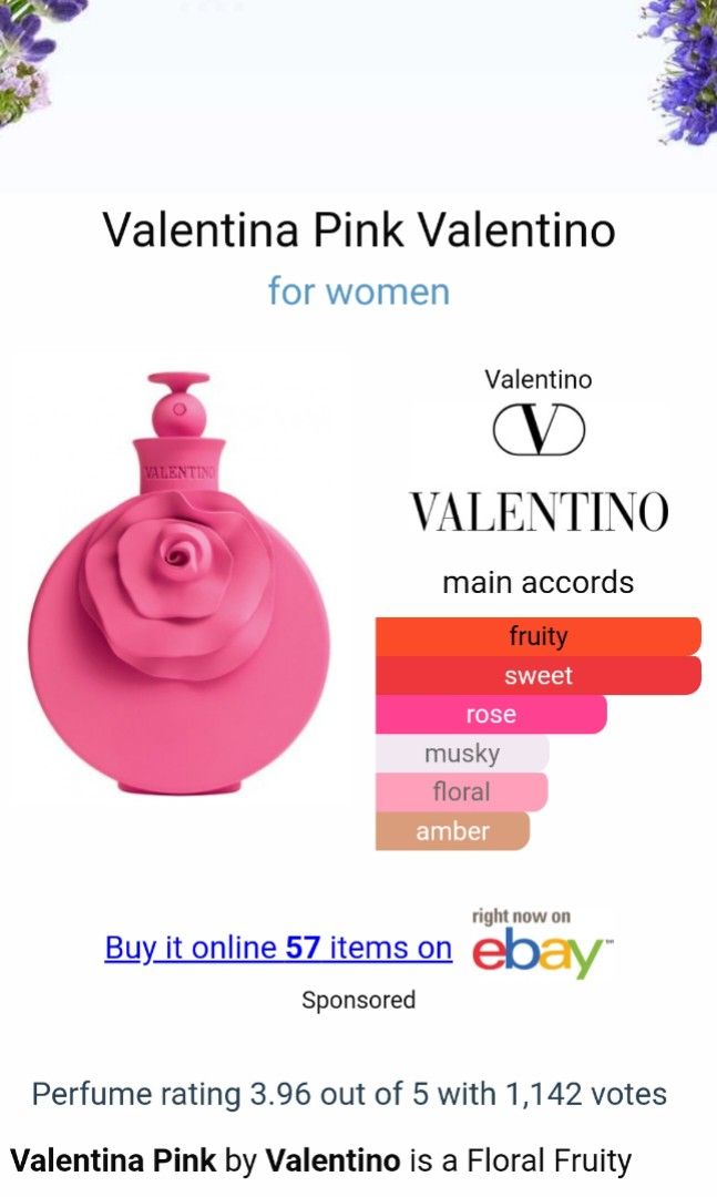 Valentina Pink by VALENTINO Original Tester Eropa (NEW), Kesehatan ...