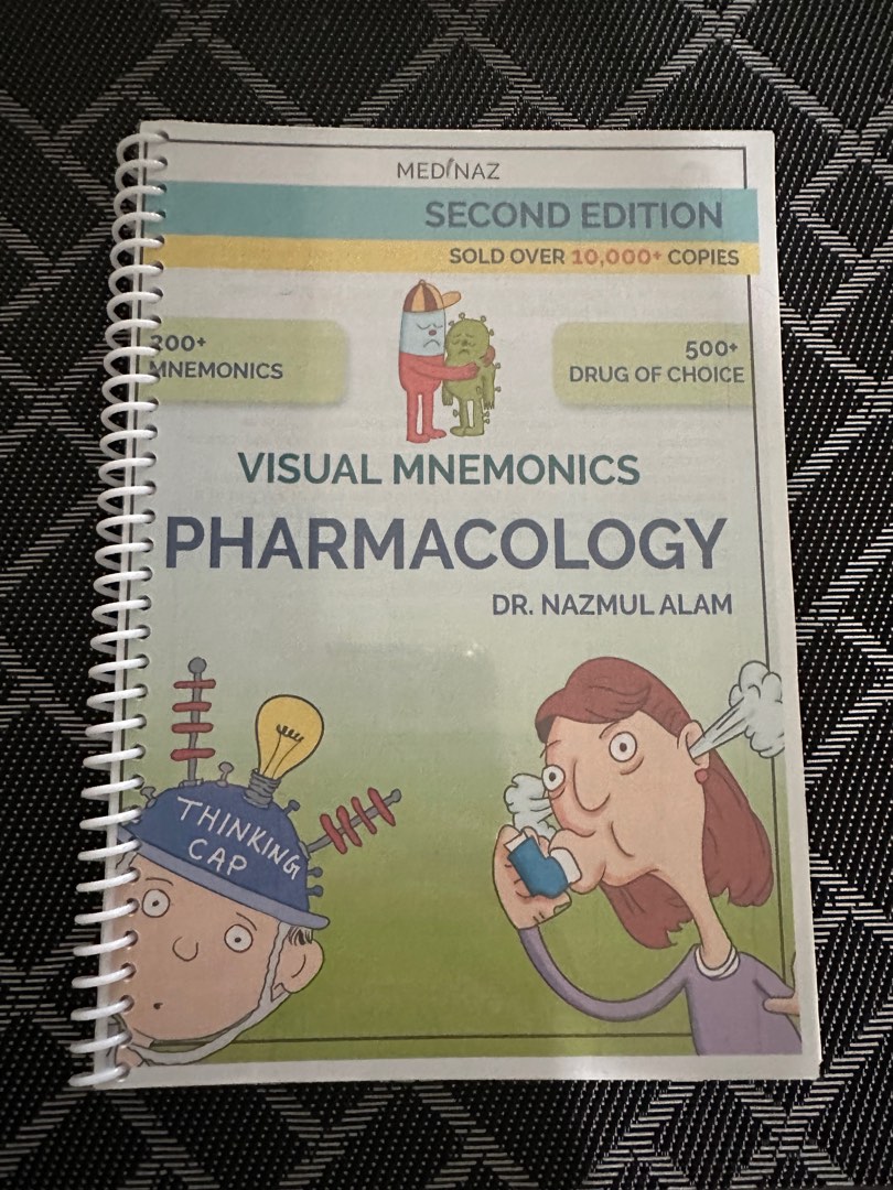Visual Mnemonics Pharmacology Guide, Tips for Nursing, Medical students ...