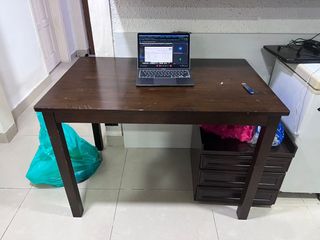 Wooden dining table ONLY, Furniture & Home Living, Furniture, Tables ...