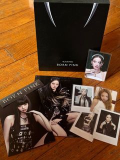 Blackpink Born Pink Grey Version Album, Hobbies & Toys, Memorabilia ...