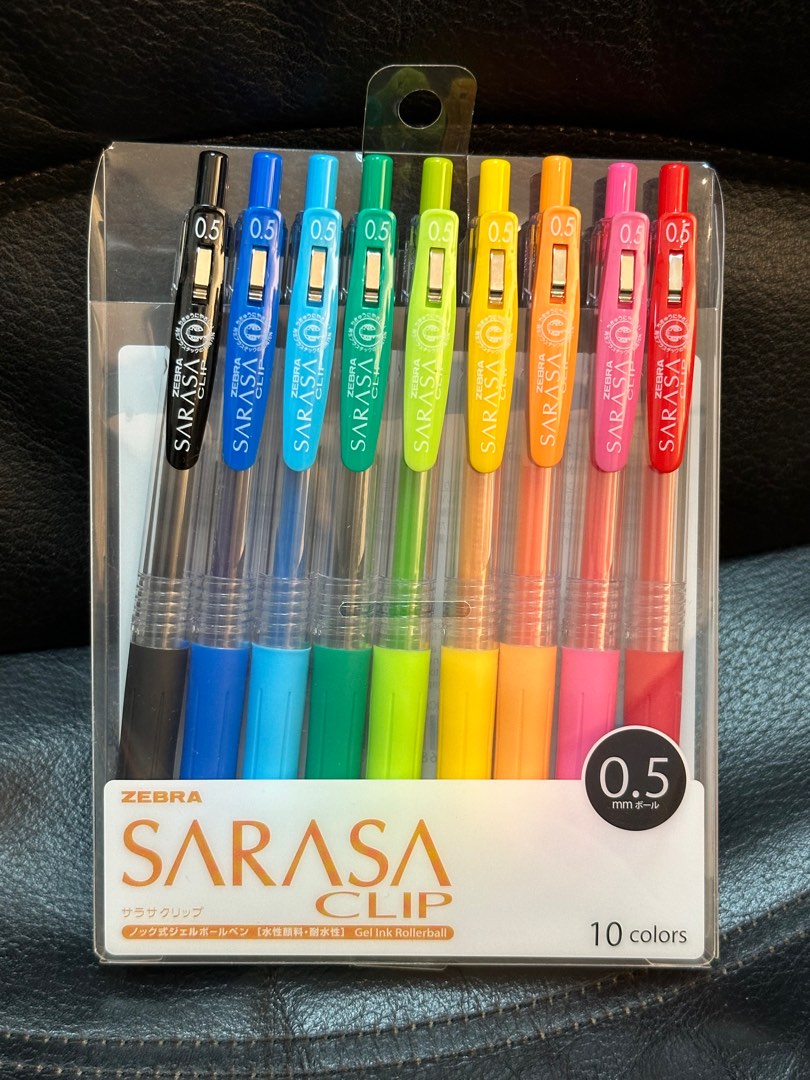 Zebra Sarasa Clip Pen 0.5mm, Hobbies & Toys, Stationary & Craft, Craft ...
