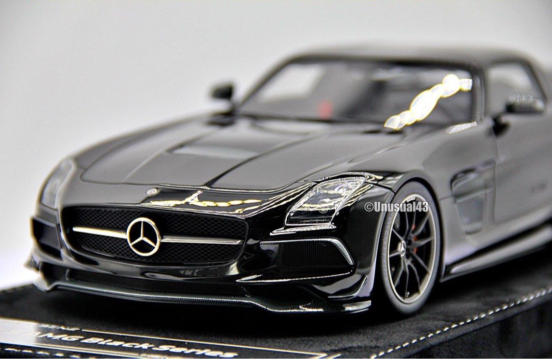 1/18 HH Model Mercedes SLS AMG Obsidian Black, Hobbies & Toys, Toys ...