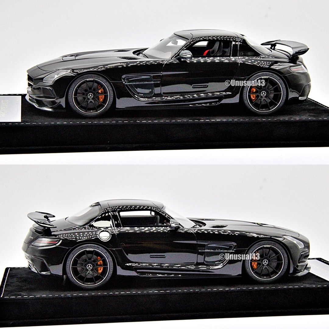 1/18 HH Model Mercedes SLS AMG Obsidian Black, Hobbies & Toys, Toys ...