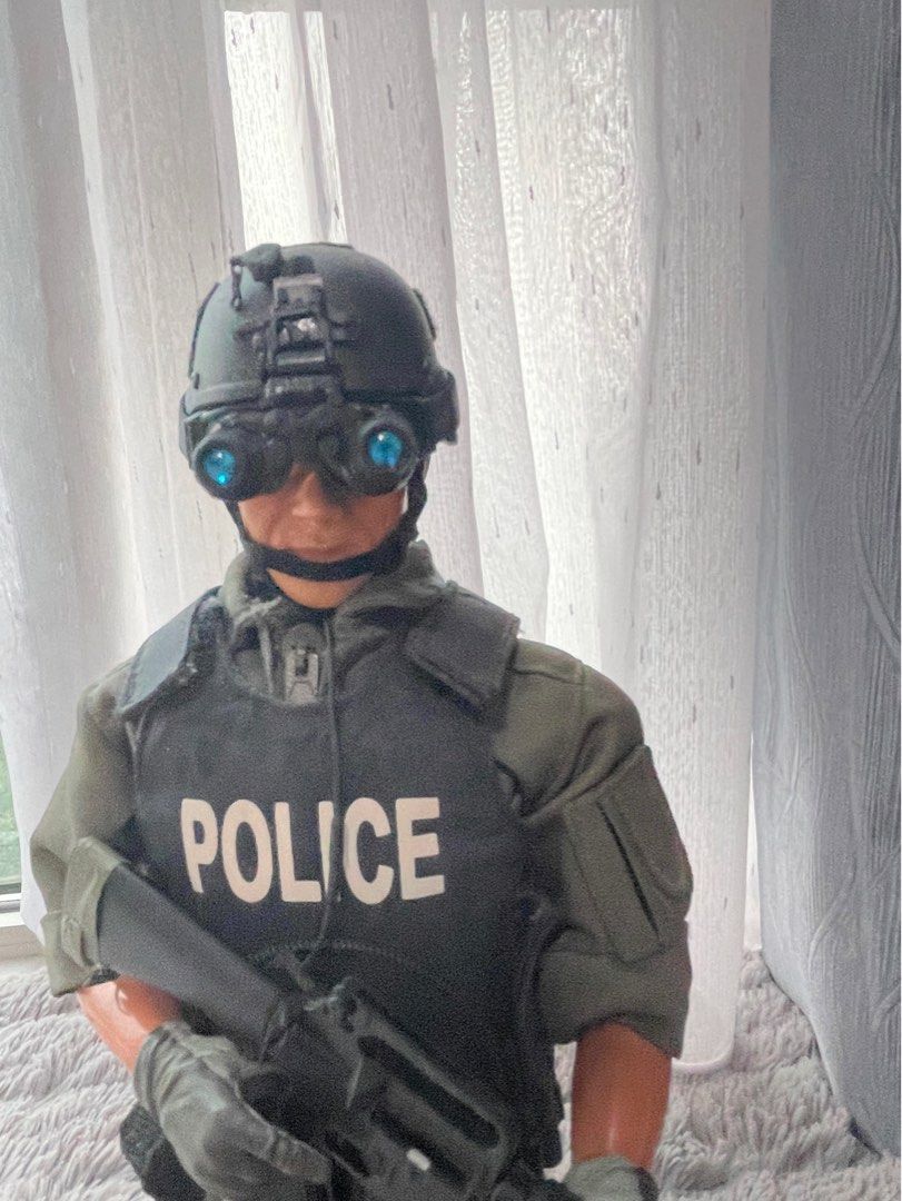 1/6 scale customised Police SWAT, Hobbies & Toys, Toys & Games on Carousell