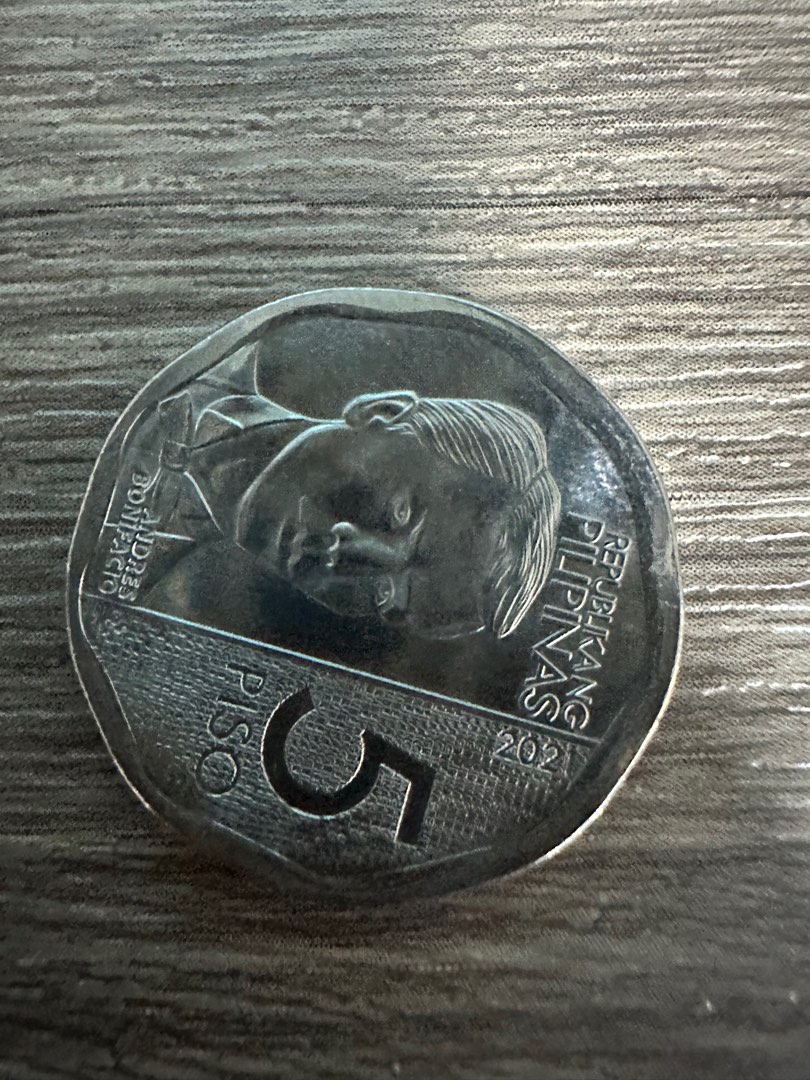 5 PESO YEAR 2021 NONAGONAL ERROR, Hobbies & Toys, Memorabilia ...