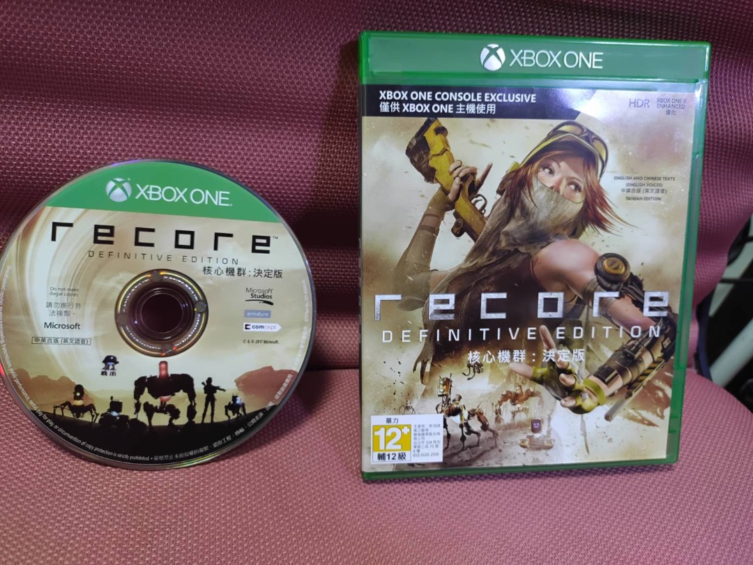 網拍唯一 可玩可收藏xbox one遊戲 核心機群recore 決定版 中文版, 電玩遊戲相關, 電玩、電腦遊戲軟體, Xbox在旋轉拍賣