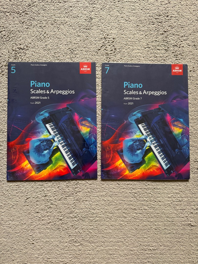 ABRSM piano Scales and Arpeggios grade 5 and 7, Hobbies & Toys, Books ...