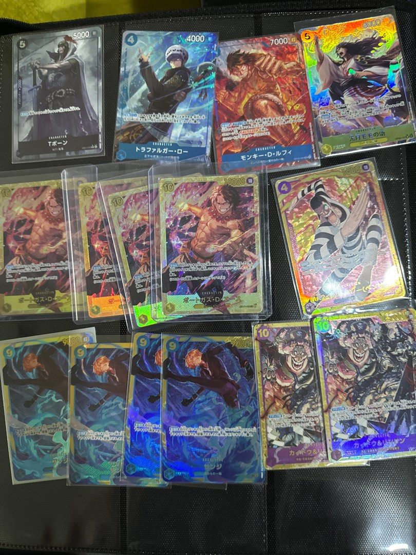 Ace SEC and Sanji SEC OPTCG, Hobbies & Toys, Toys & Games on Carousell