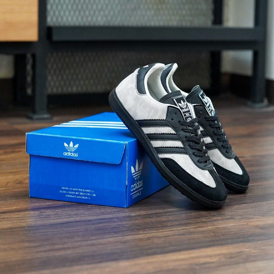 Adidas Samba Stone Island, Fesyen Pria, Sepatu , Sneakers di Carousell