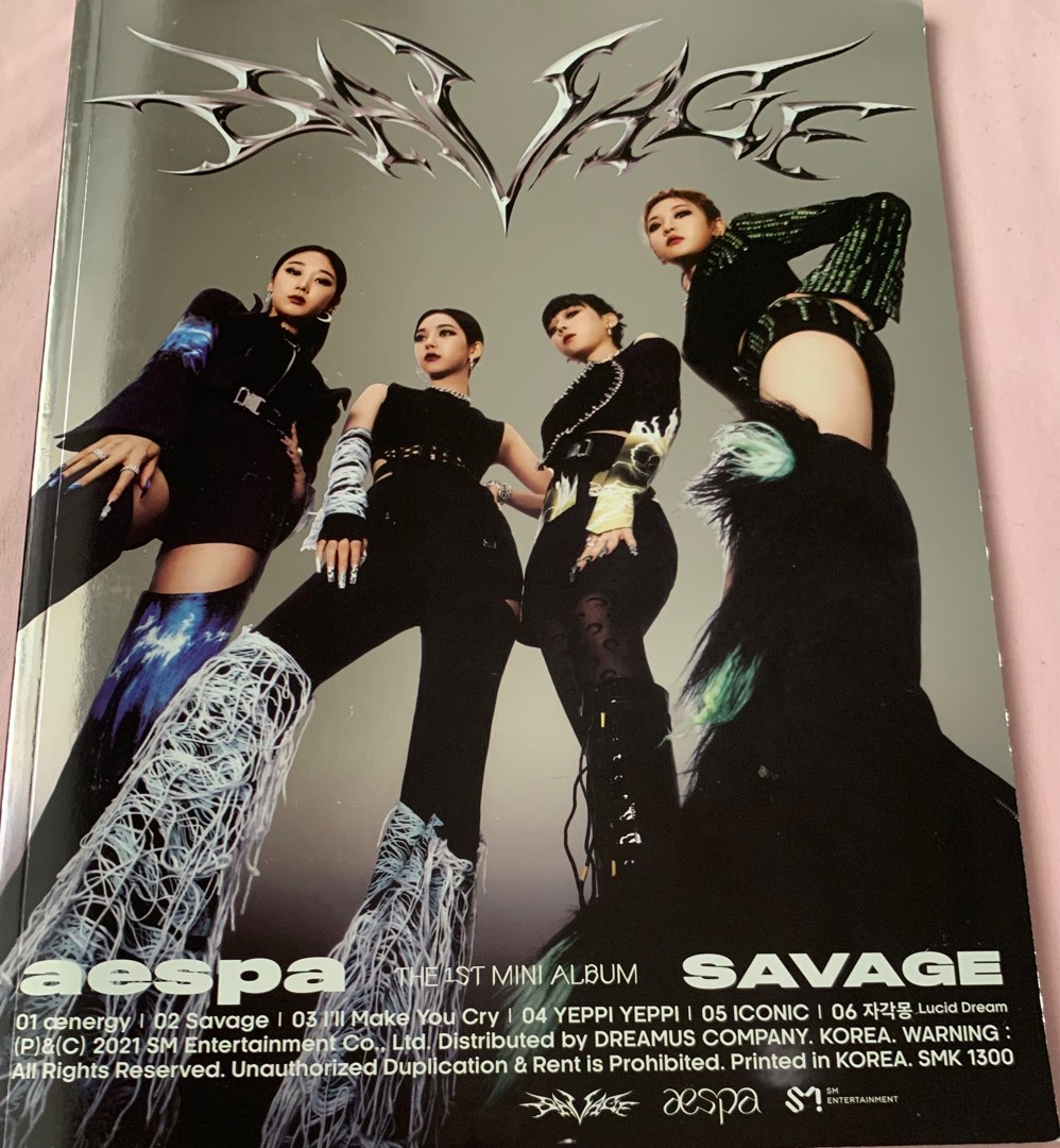 Aespa 1st Mini Album - Savage, Hobbies & Toys, Memorabilia & Collectibles, K-Wave on Carousell
