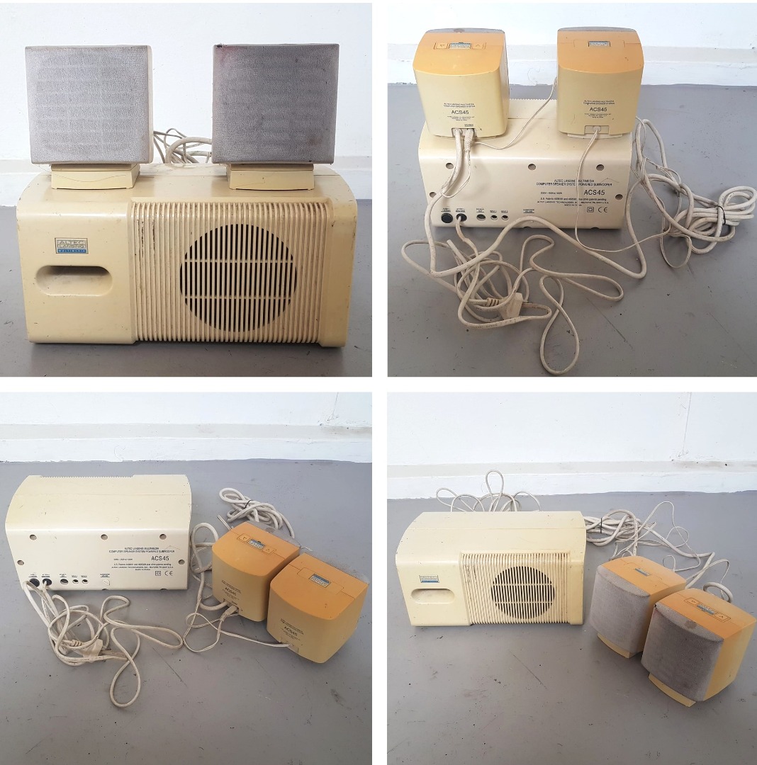ALTEC Lansing Multimedia Computer Speaker System, Model ACS45, Power ...