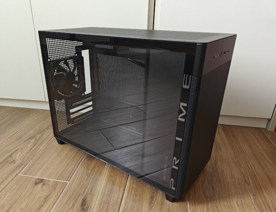 Asus Prime AP201 TG mATX case, Computers & Tech, Parts & Accessories ...