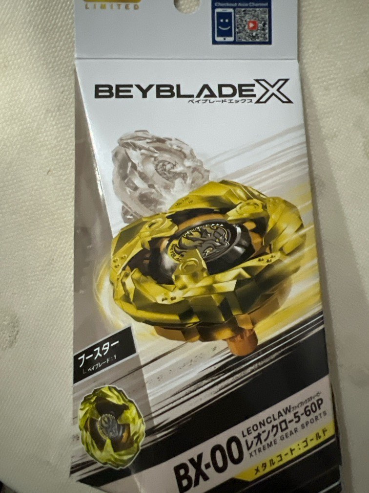 Beyblade X BX-00 Leonclaw 5-60P Gold, Hobbies & Toys, Toys & Games on Carousell