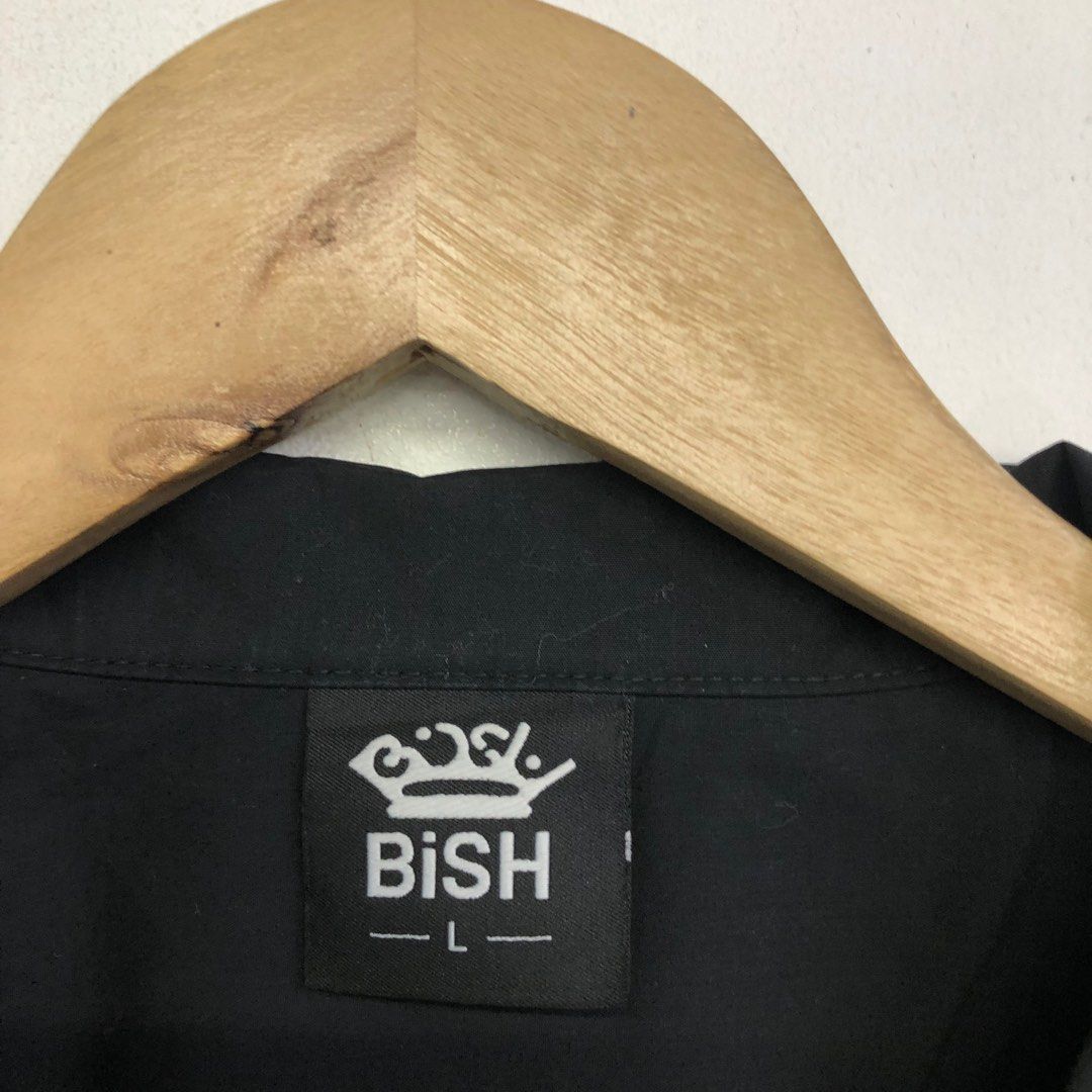 Bish X GU Oversize Open Collar Shirt, Men's Fashion, Coats, Jackets and ...