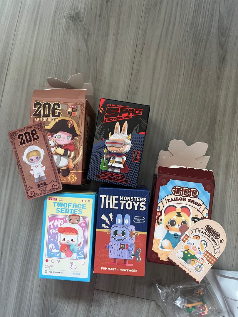 Brand New Popmart Labubu, Zoe, Fubobo and The Monsters, Hobbies & Toys ...