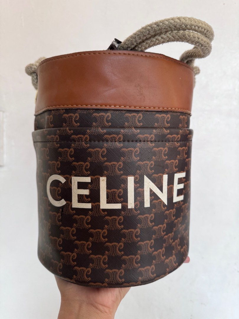 Celine Hemp Rope Bucket Bag, Luxury, Bags & Wallets on Carousell