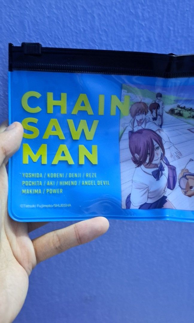 Chainsaw Man Pouch, Hobbies & Toys, Stationery & Craft, Stationery ...