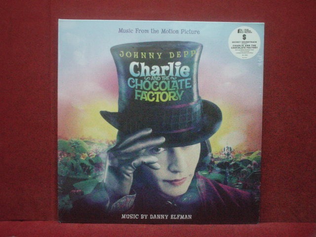 CHARLIE AND THE CHOCOLATE FACTORY 朱古力獎門人 SOUNDTRACK 2 x LP 電影原聲 黑膠唱片 彩膠 ...