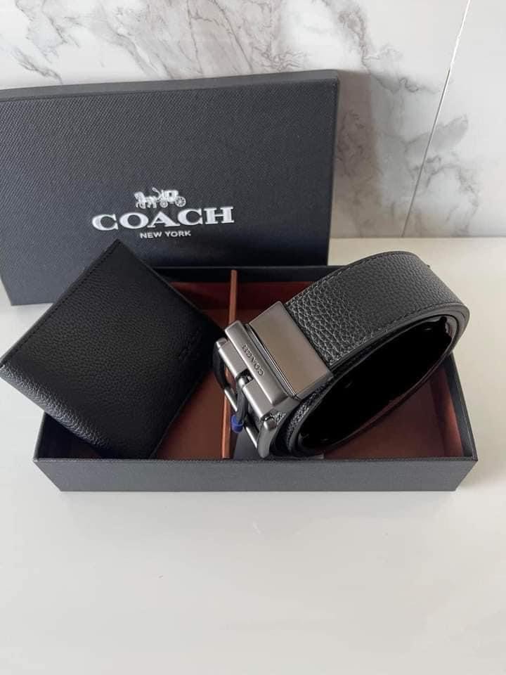 Coach gift set belt & wallet, Women's Fashion, Bags & Wallets, Wallets ...