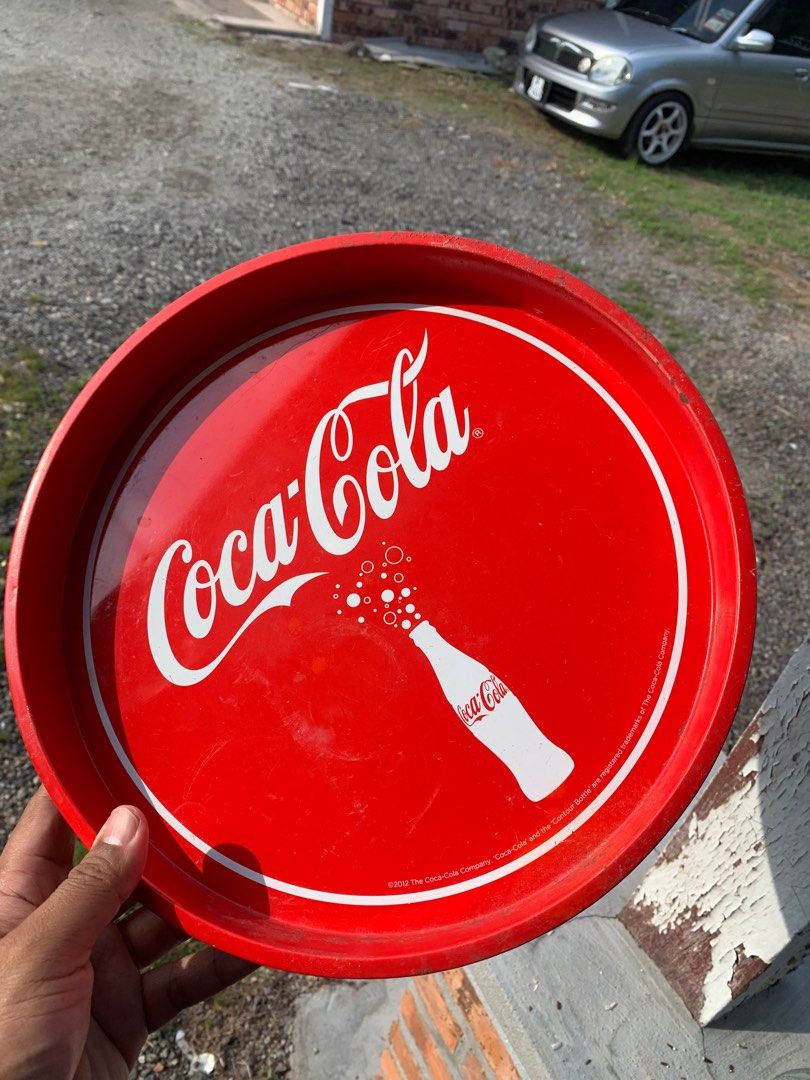 coca cola plate, Furniture & Home Living, Kitchenware & Tableware ...