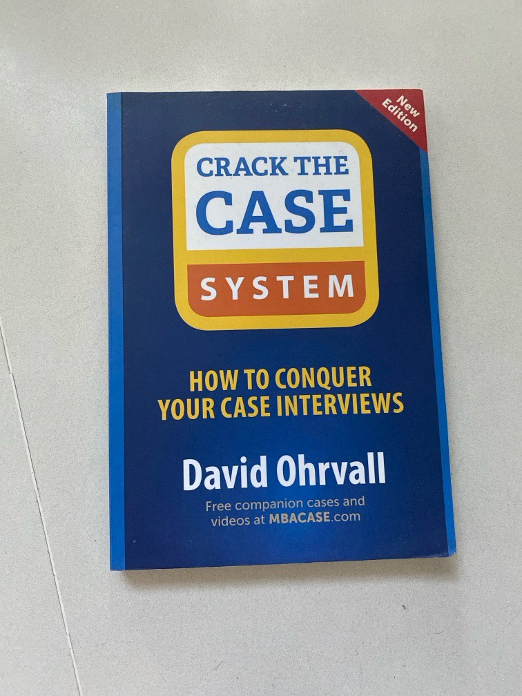 Crack The Case System by David Ohrvall, Hobbies & Toys, Books ...