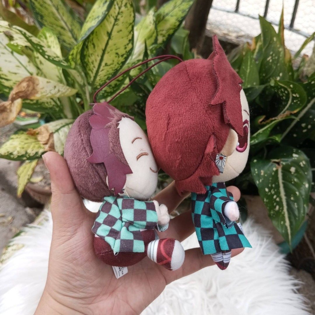 DEMON SLAYER Kimetsu no Yaiba Tanjiro Kamado Mini Plush Toy Set ...