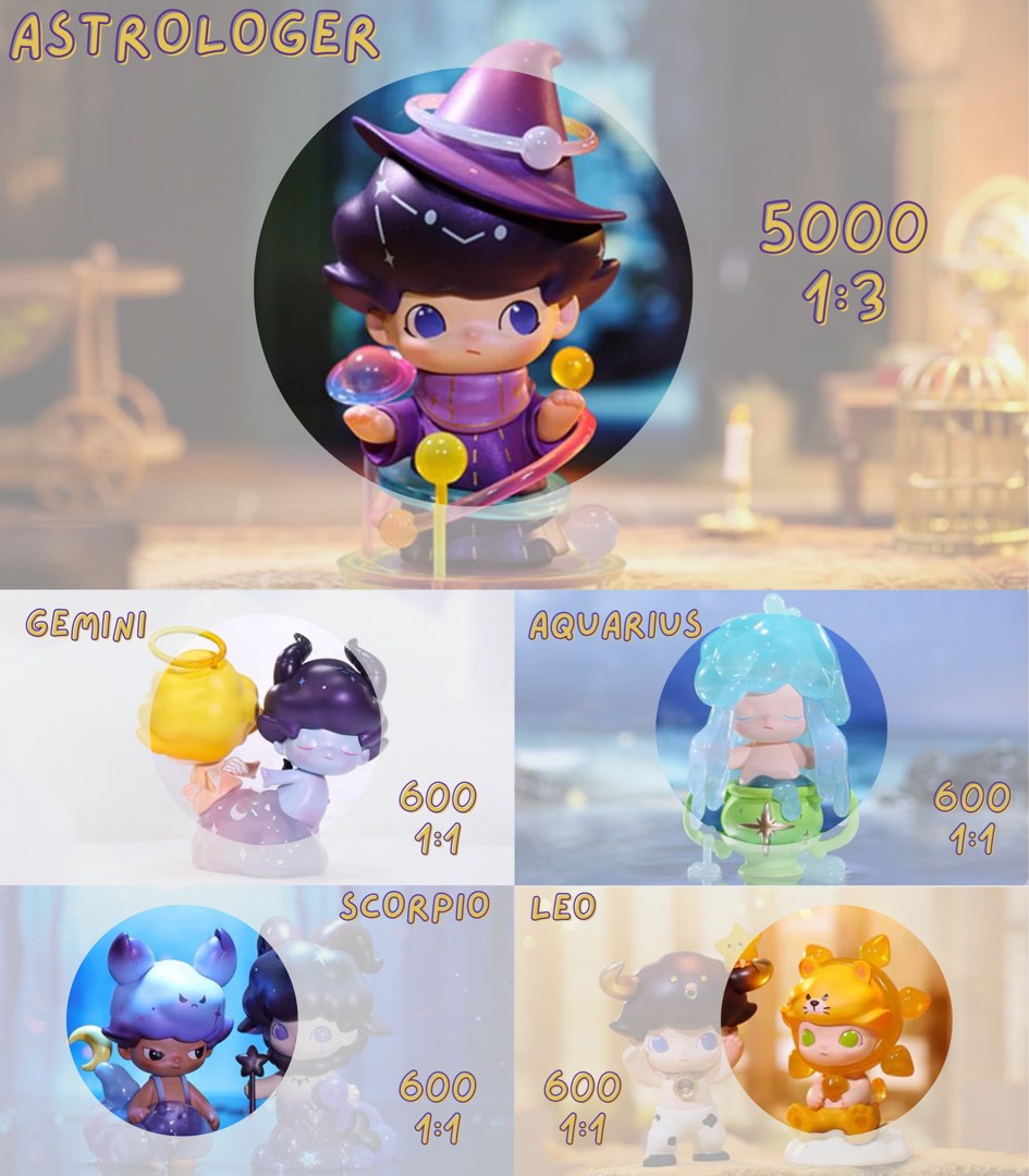 Dimoo Astrology Secret Crybaby Monster Tears, Hobbies & Toys, Toys ...