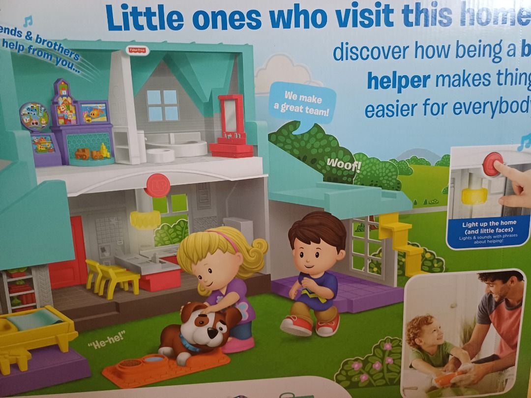 Fisher Price Little People Big Helper Home (Battery included), Hobbies ...