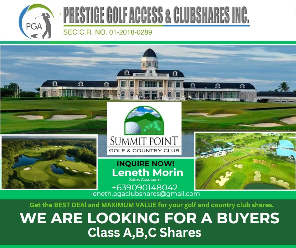For Sale Summit Point Golf and Country Club Shares Class A,B,C ...