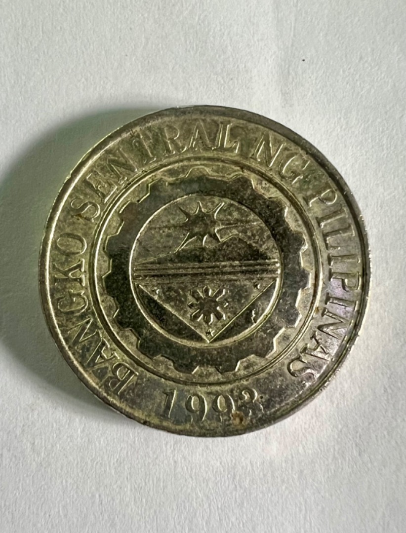FS Philippine 10 peso coin all silver metallic color rarest and hard to ...