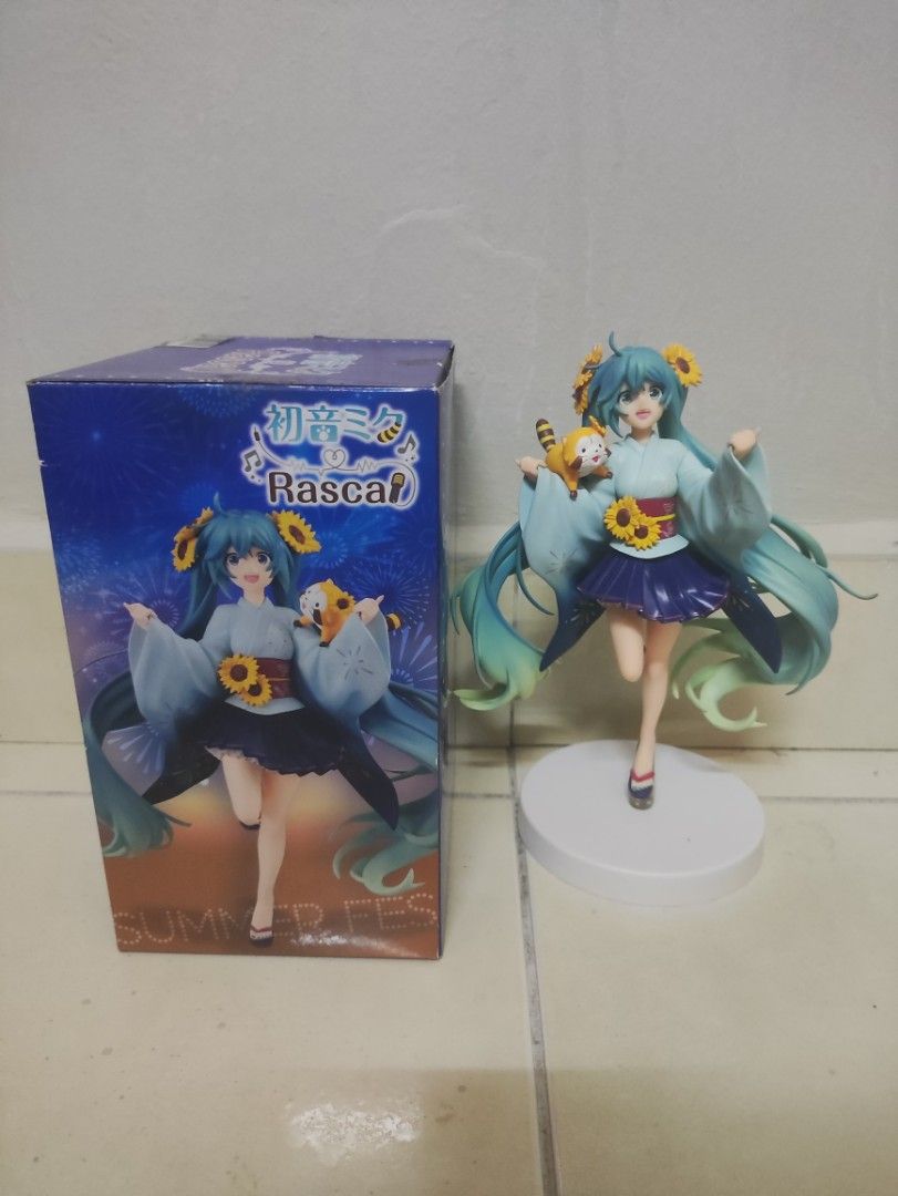 FuRyu : Hatsune Miku x Rascal, Hobbies & Toys, Toys & Games on Carousell
