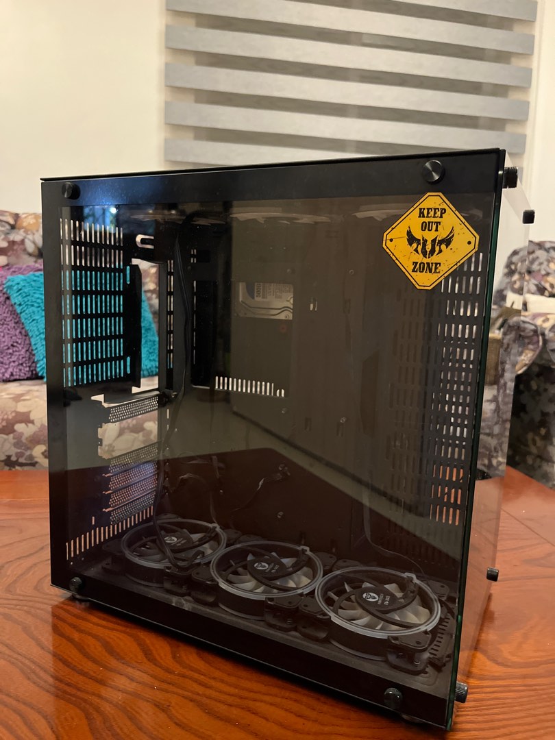 [NEGOTIABLE] Glass PC Case with fan, Computers & Tech, Desktops on ...