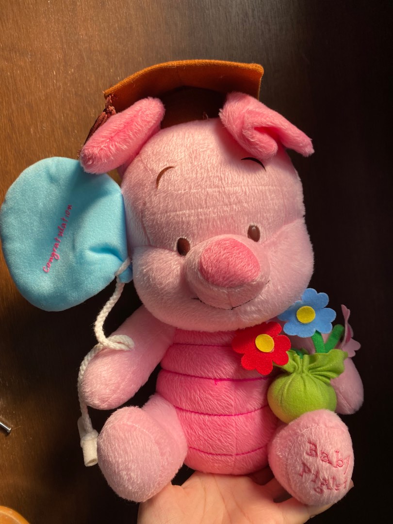 GRADUATION PIGLET DISNEY, Hobbies & Toys, Toys & Games on Carousell