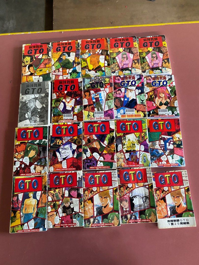Great teacher onitzuka GTO comics, Hobbies & Toys, Books & Magazines ...