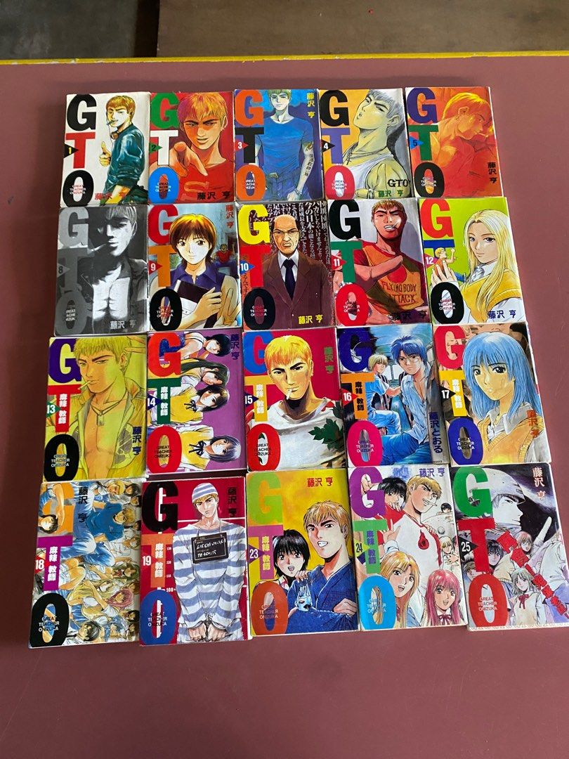 Great teacher onitzuka GTO comics, Hobbies & Toys, Books & Magazines ...