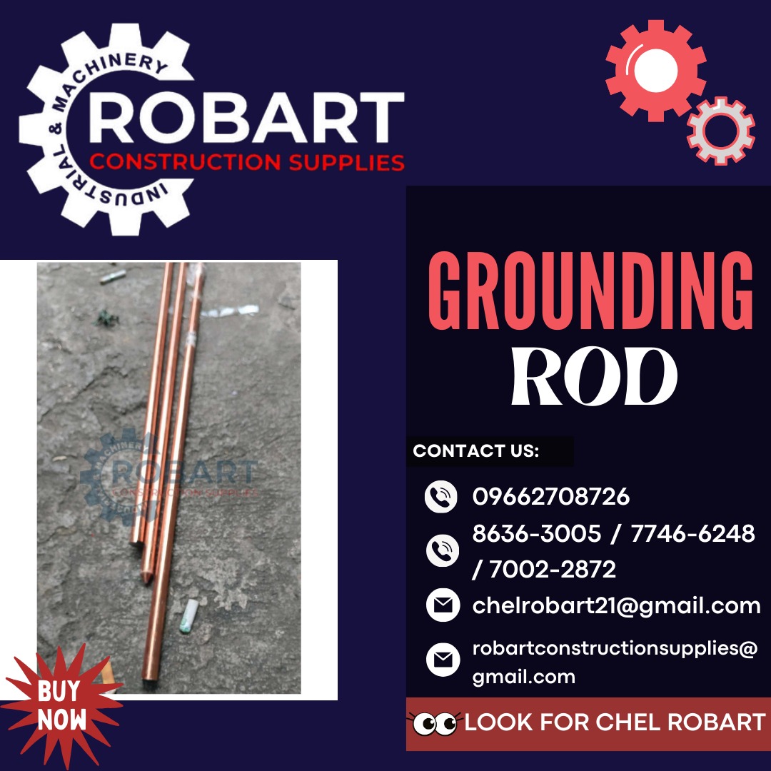 GROUNDING ROD, Commercial & Industrial, Construction Tools & Equipment ...