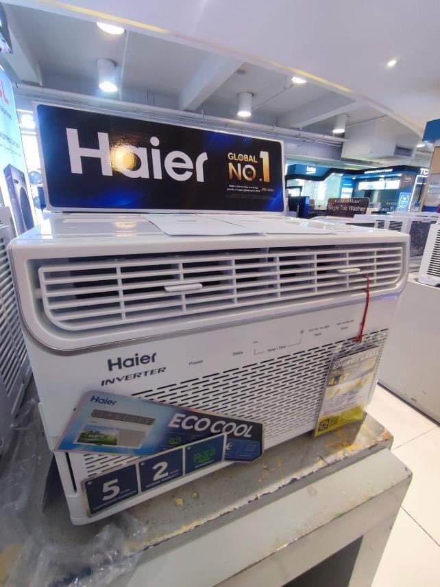 HAIER WINDOW TYPE INVERTER AIR CONDITIONER, TV & Home Appliances, Air ...