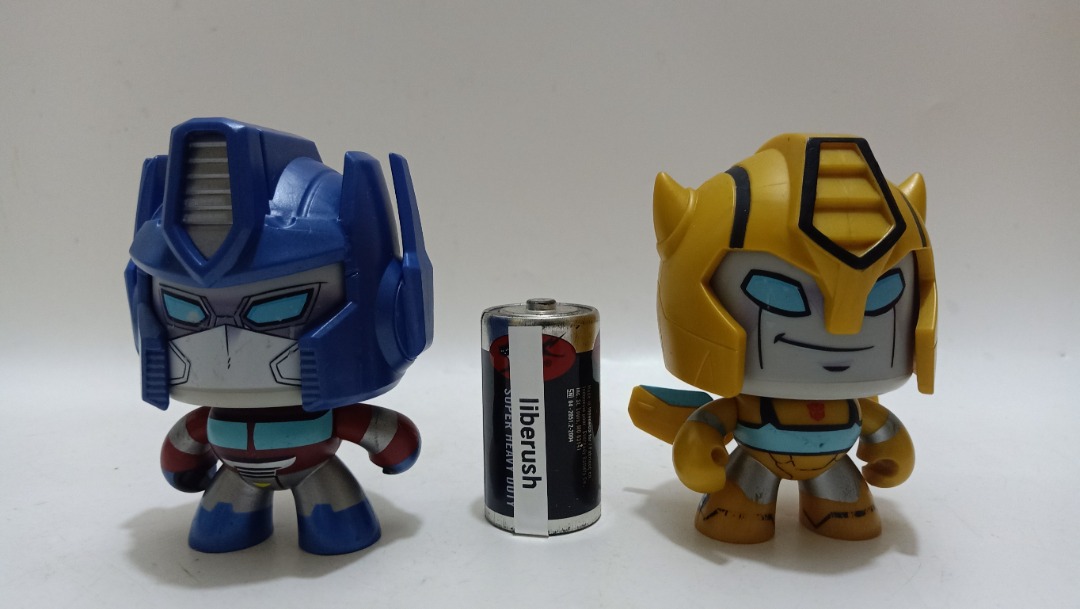 hasbro mighty muggs transformers optimus prime bumble bee autobot figure, Toys & Collectibles ...