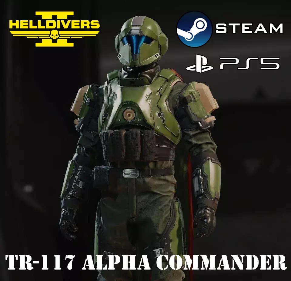 Helldivers 2 TR-117 Alpha Commander armor set, Video Gaming, Gaming ...