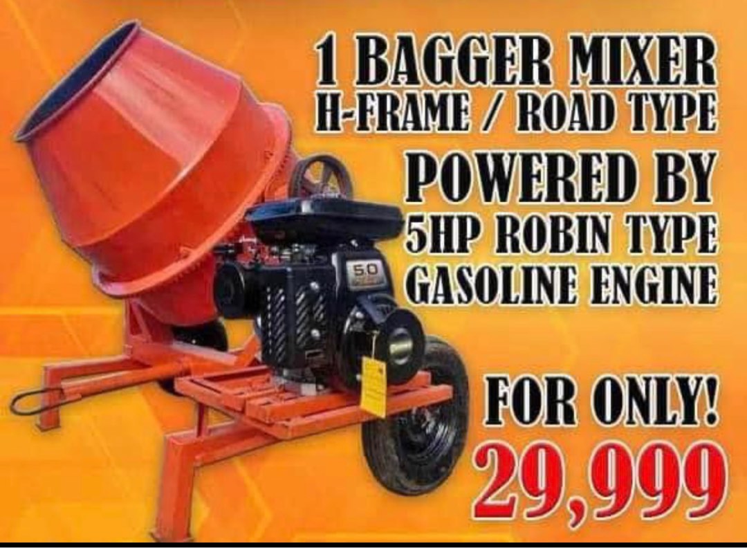 H-FRAME ONE BAGGER MIXER WITH ENGINE, Commercial & Industrial ...
