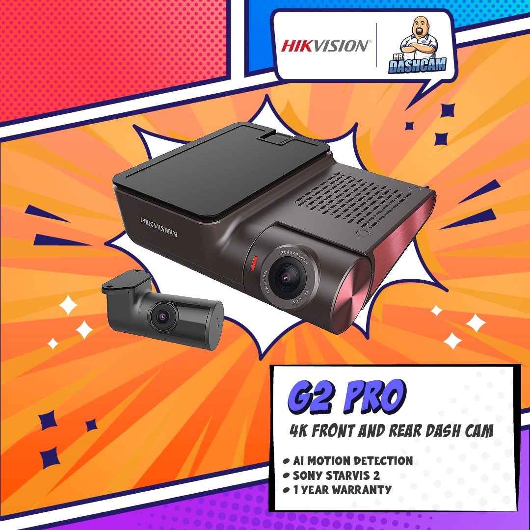 [HIGH SPEC] HikVision G2Pro | 4K UHD Dashcam | Car Camera Installation ...