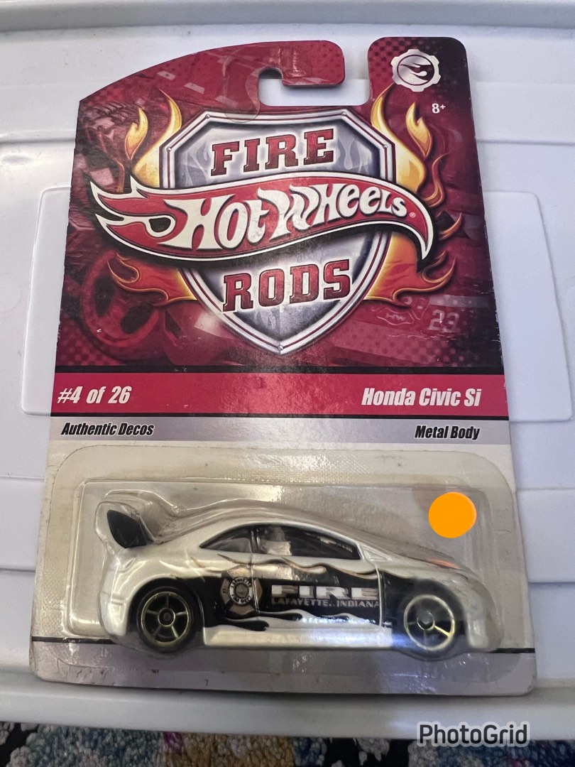 Hotwheels Honda Civic Si Fire Rods, Hobbies & Toys, Toys & Games on ...
