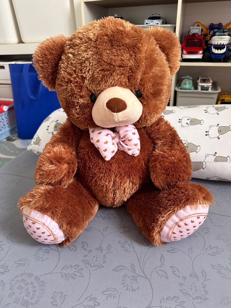 Istana boneka bear size 40 cm posisi duduk, Bayi & Anak, Mainan & Baby ...