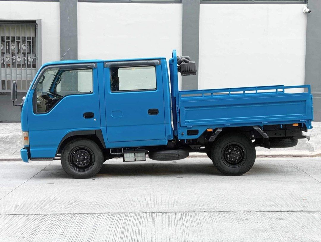 Isuzu Elf 4W Double Cab Cargo Dropside, Aluminum Van, Mini Dump Trucks ...