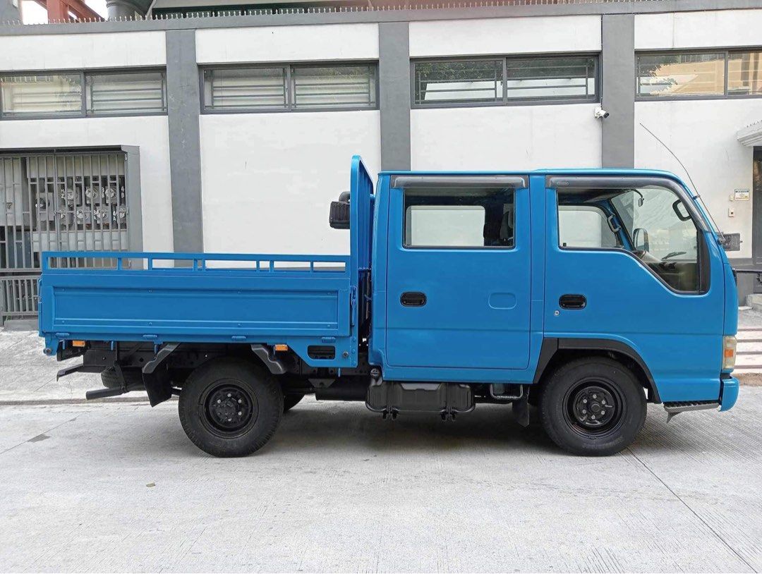 Isuzu Elf 4W Double Cab Cargo Dropside, Aluminum Van, Mini Dump Trucks ...