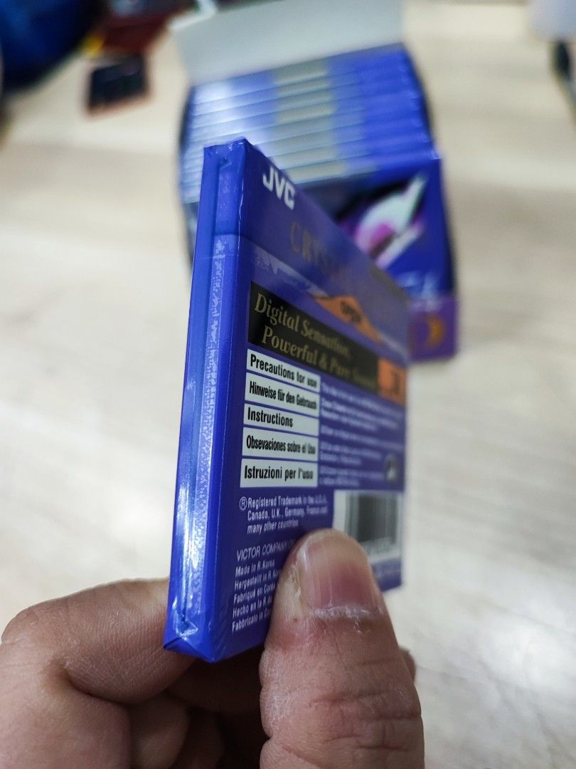 JVC Crystal Purple Recordable Mini disc Model : MD-74DPL, Hobbies ...