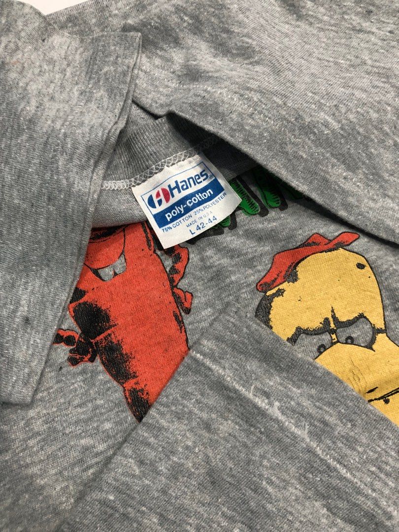 Kaos Vintage 80's Shaping The Land, Fesyen Pria, Pakaian , Atasan di ...